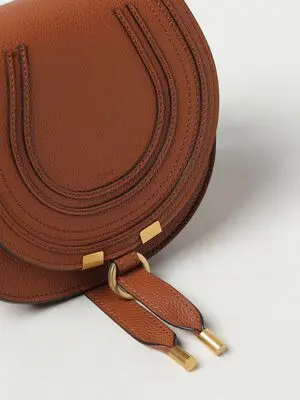 Chloé Marcie Grained Leather Bag - Brown