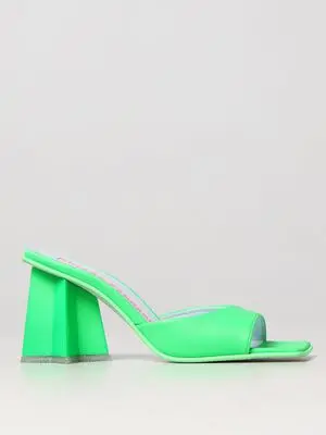 CHIARA FERRAGNI Heeled Sandal Green