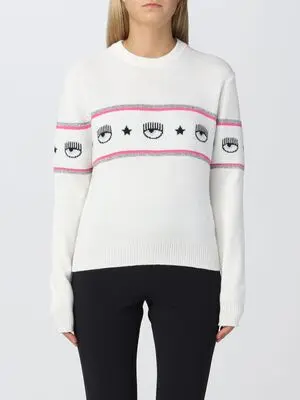CHIARA FERRAGNI Sweater White