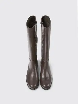 Camper Knee High Boots - Brown