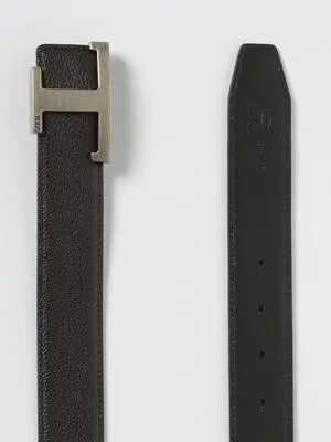 TOD'S Leather Belt - Black