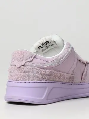 MSGM X Acbc Leather Sneakers - Lilac