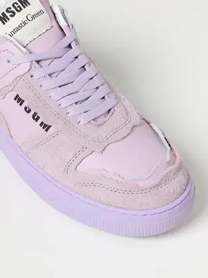 MSGM X Acbc Leather Sneakers - Lilac