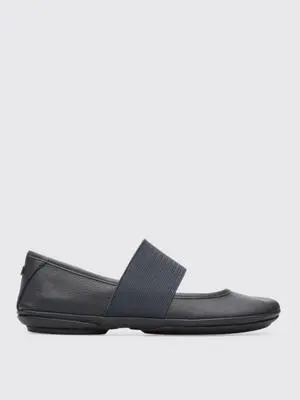 Camper Camper Right Ballerinas In Calfskin Blue