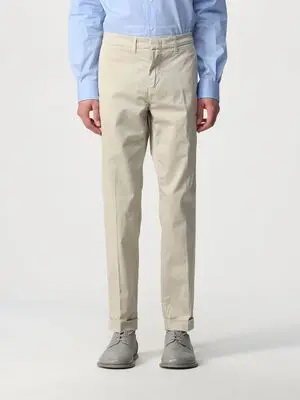 FAY Stretch Cotton Pants - Beige