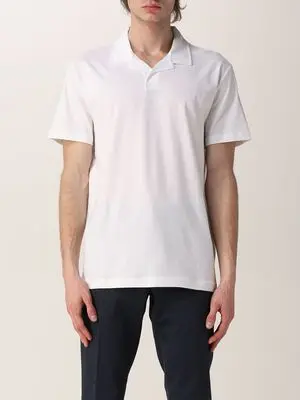 FAY Polo Shirt With Embroidered Logo - White