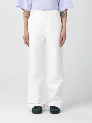 Marni Cotton Blend Pants - White