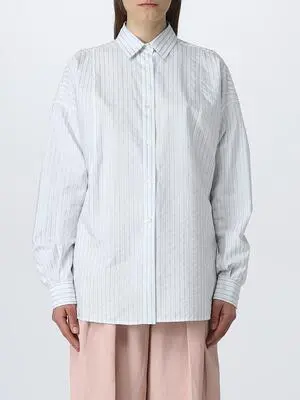 Stella McCartney Striped Cotton Shirt - Blue