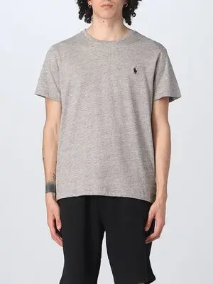 Polo Ralph Lauren Cotton T-shirt With Logo Grey 1