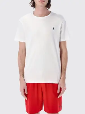 Polo Ralph Lauren Crewneck Cotton T-shirt With Embroidered Pony Logo White