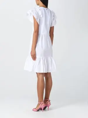 Liu Jo Ruffled Sleeve Tiered Dress