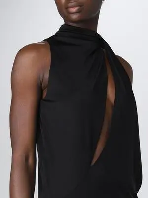 Versace Jersey Halterneck Midi Dress