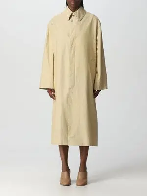MAISON MARGIELA Single Breasted Trench Coat - Beige