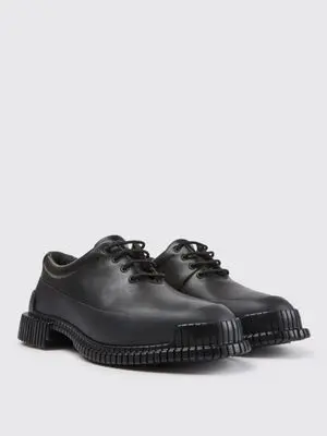 Camper Pix Lace-up Calfskin Oxford Shoes - Black