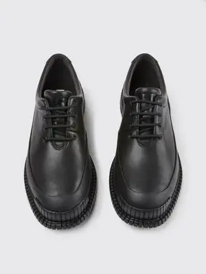 Camper Pix Lace-up Calfskin Oxford Shoes - Black