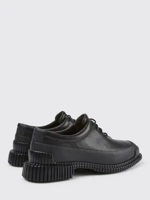 Camper Pix Lace-up Calfskin Oxford Shoes - Black
