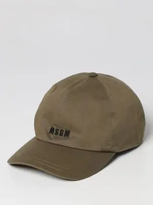 MSGM MSGM Cotton Baseball Cap Green