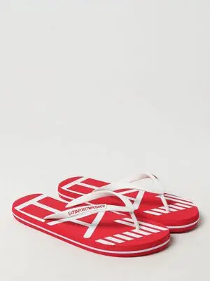 EA7 Striped Flip Flops