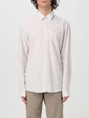 Barbour Linen And Cotton Shirt Grey