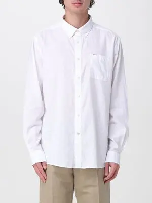 Barbour Linen And Cotton Shirt - White