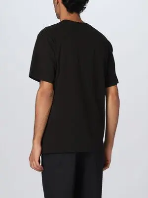 Kenzo Logo Print Cotton T-shirt With Dropped Shoulders And Short Sleeves