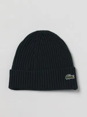 Lacoste Ribbed Beanie Grass Green