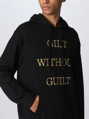 Moschino Gilt Without Guilt Hooded Sweatshirt - Black 1