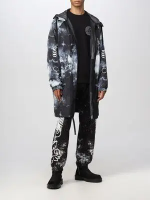 Versace Printed Hooded Coat