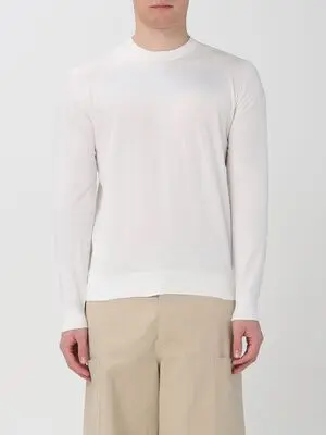 PAOLO PECORA Crew Neck Sweater - White