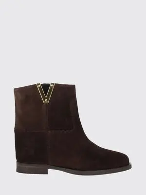 VIA ROMA 15 Leather Ankle Boots - Brown