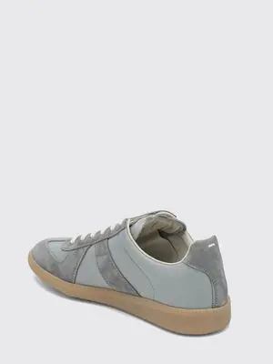 MAISON MARGIELA Leather And Suede Sneakers - Grey