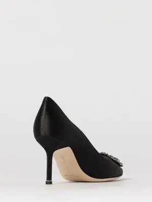 Manolo Blahnik Embellished Stiletto Pumps - Black