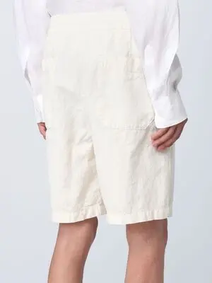 PAOLO PECORA Elasticated Waist Shorts - Yellow Cream
