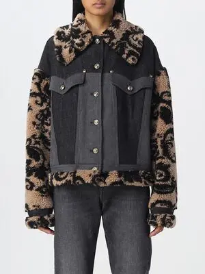 Versace Jeans Couture Button Detailed Outerwear For Women