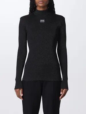Versace Ribbed Turtleneck Top
