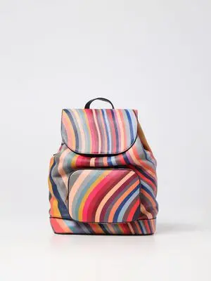 Paul Smith Striped Leather Backpack