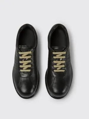 Camper Pelotas Calfskin Lace-up Sneakers - Black