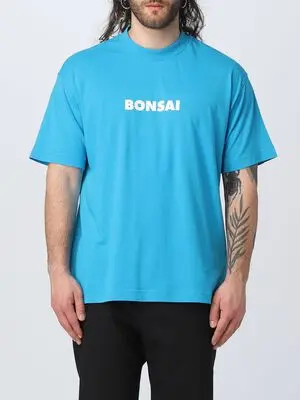 BONSAI T-shirt Men Gnawed Blue