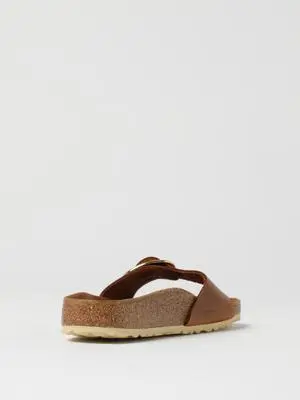 BIRKENSTOCK Heeled Sandal With Buckle Detail - Brown