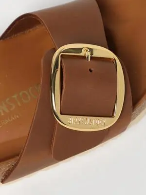 BIRKENSTOCK Heeled Sandal With Buckle Detail - Brown