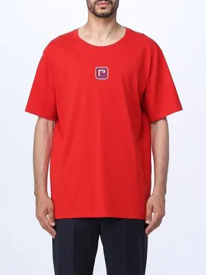 Balmain T-shirt In Cotton - Red