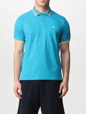 Peuterey Polo Shirt Men Turquoise