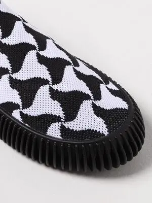 Bottega Veneta Ripple Knit Jacquard Sneakers - Black
