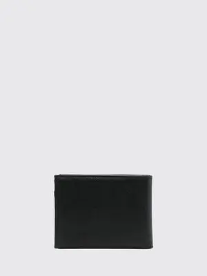 Emporio Armani Wallet In Saffiano Synthetic Leather - Black