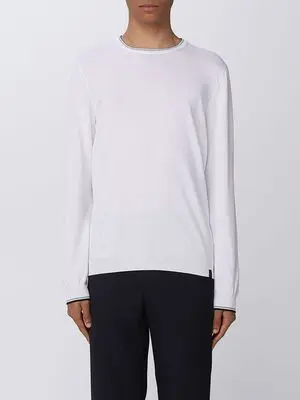 FAY Long Sleeve Sweater - White
