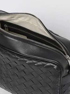 Bottega Veneta Woven Leather Bag - Black