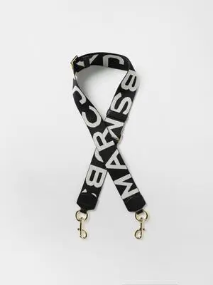 Marc Jacobs Marc Jacobs Logo Shoulder Strap Black