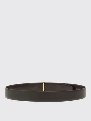 TOM FORD Belt With Gold Tone 't' Buckle - Brown