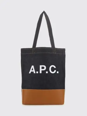 A.p.c. Denim And Tote Bag - Blue 1