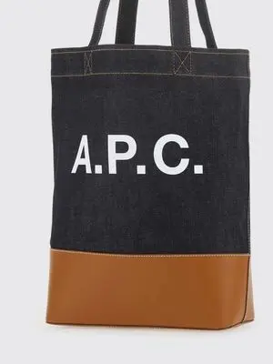 A.p.c. Denim And Tote Bag - Blue 1